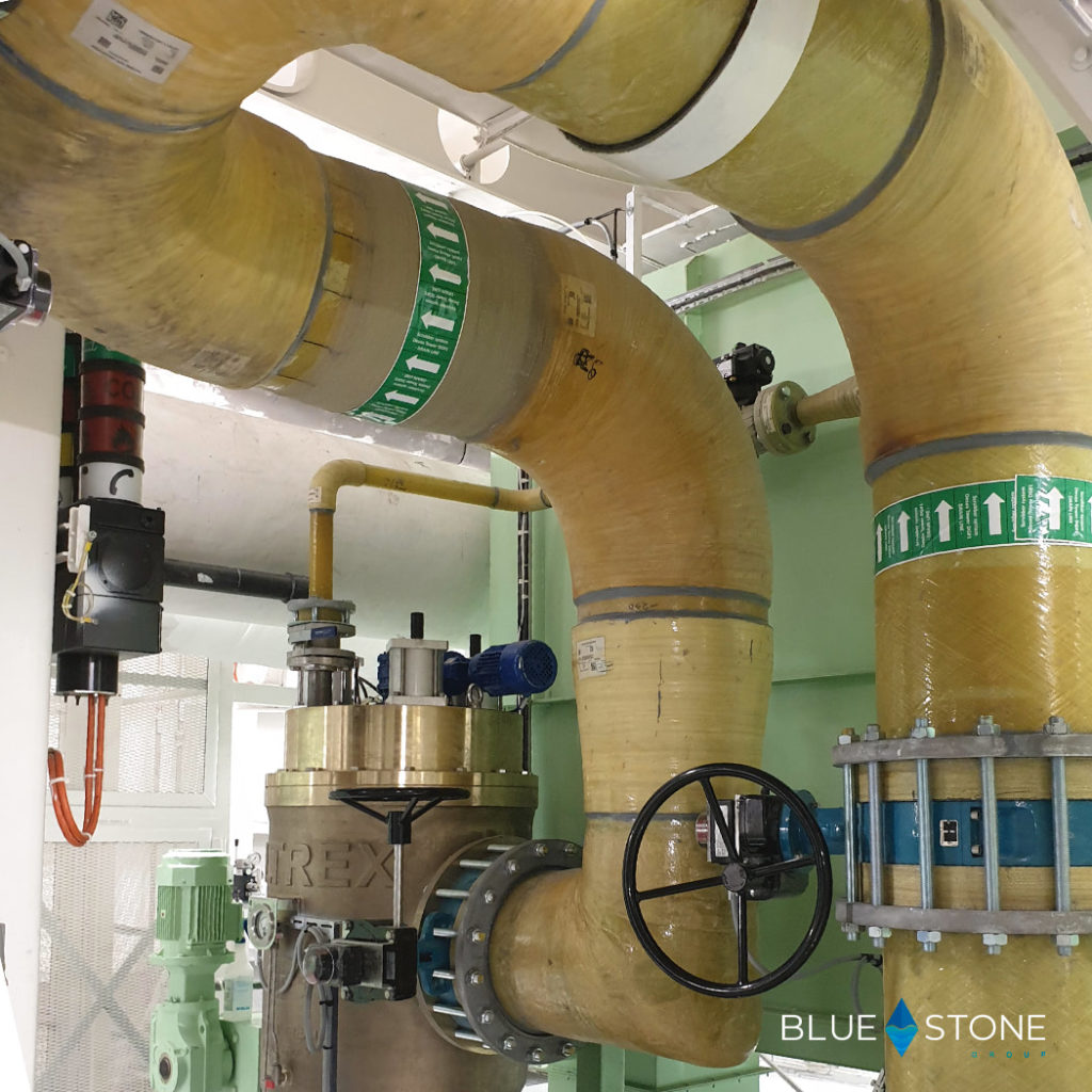 Sky Princess Scrubber Installation - BlueStone Group