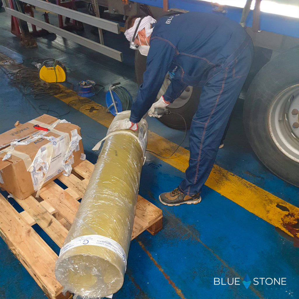 Quick Repair of damaged GRE piping - BlueStone Group