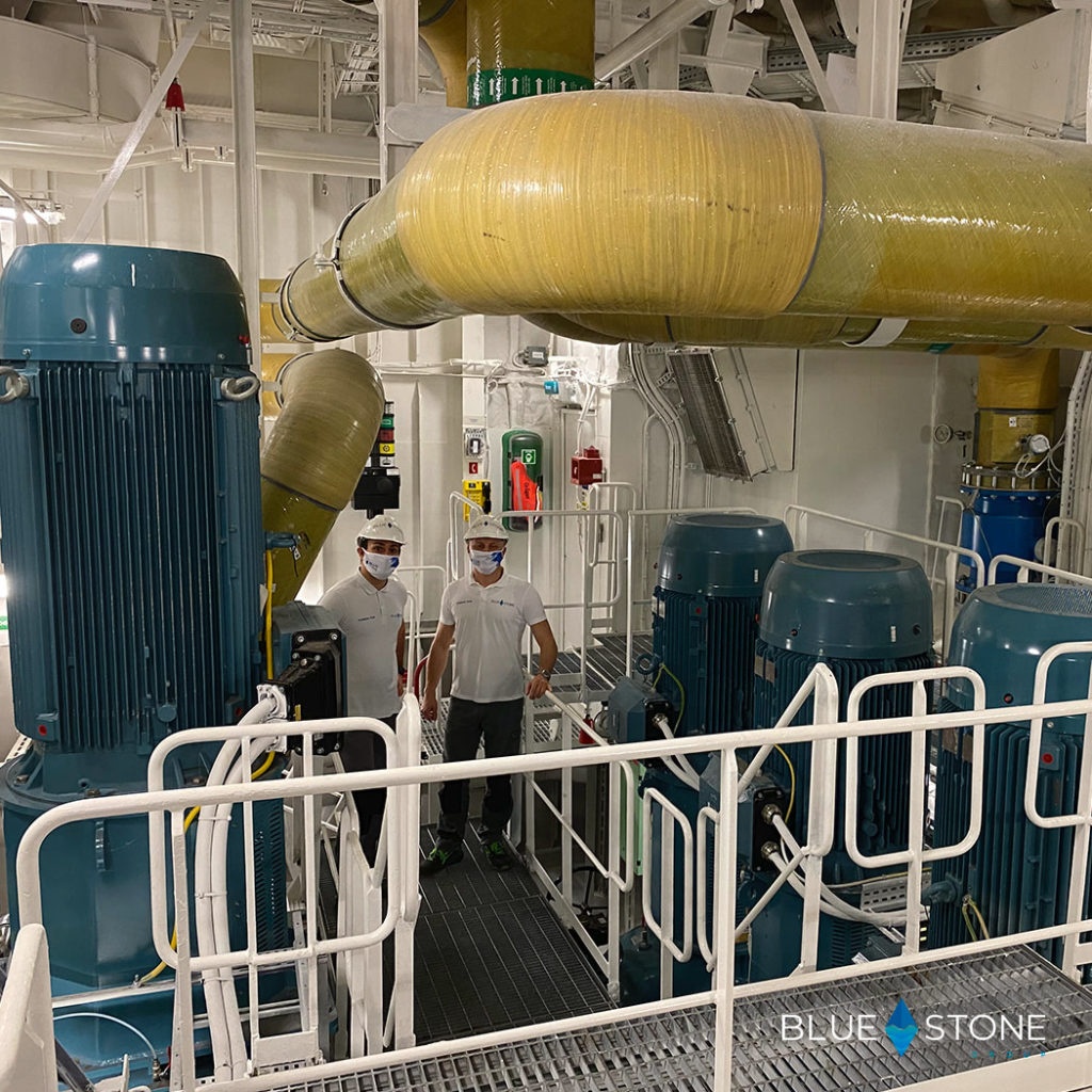 Sky Princess Scrubber Installation - BlueStone Group