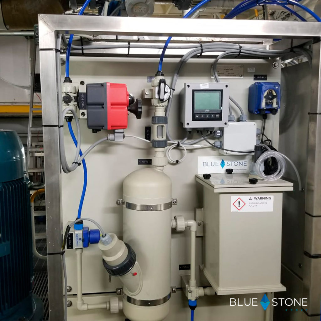 EGCS retrofit with the exhaust gas towers manufactured on board during ...